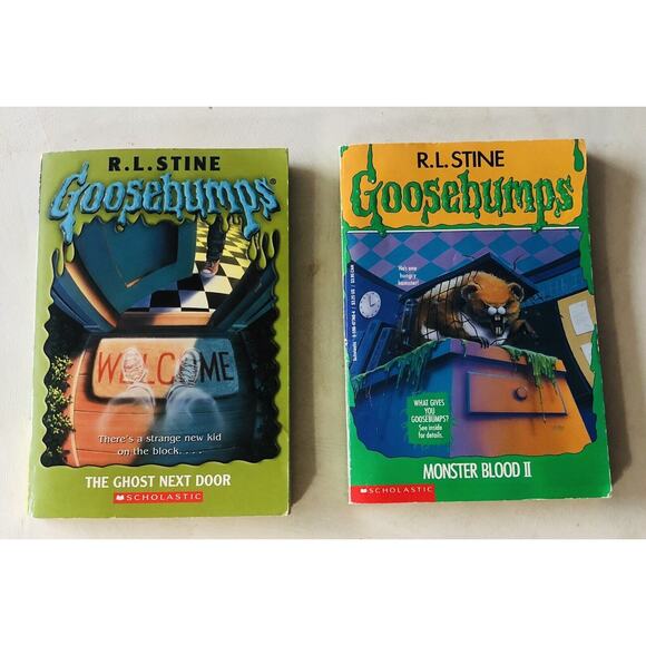 Goosebumps | Accents | Two Vintage 99s Goosebumps Books Ghost Next Door ...
